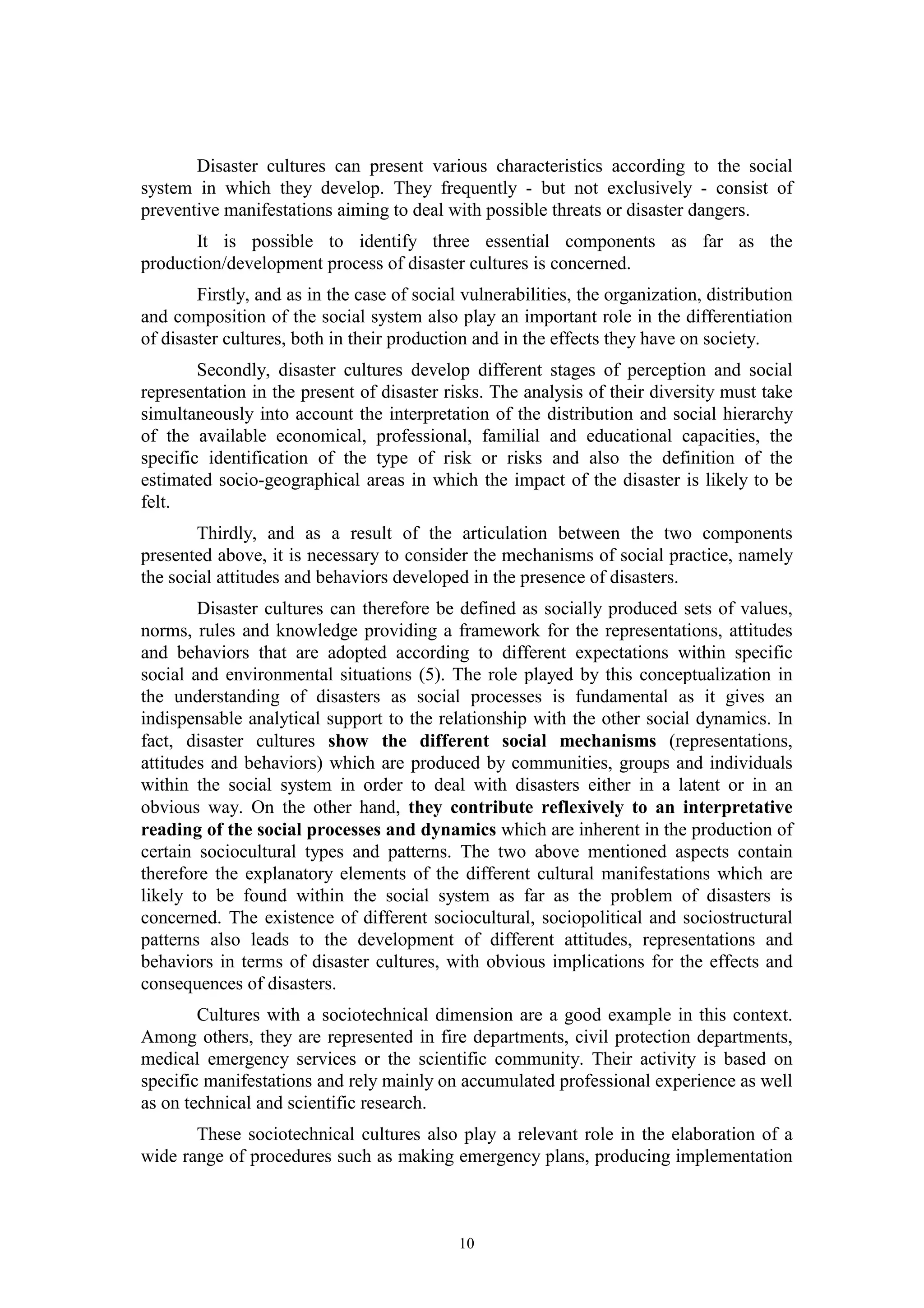 Sociology of disasters | PDF