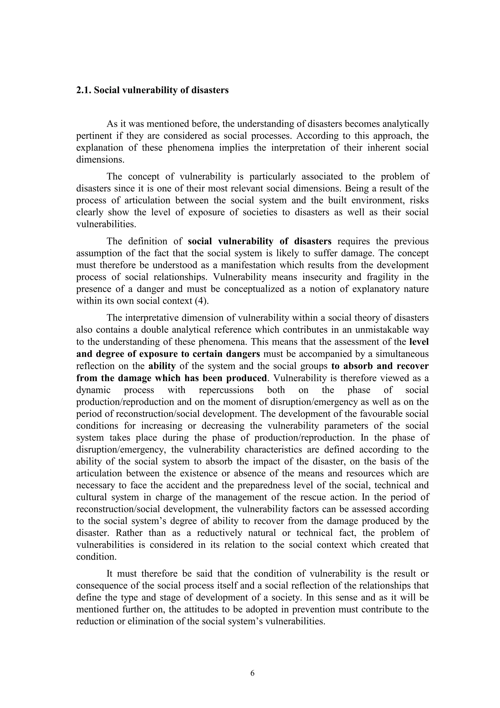 Sociology of disasters | PDF