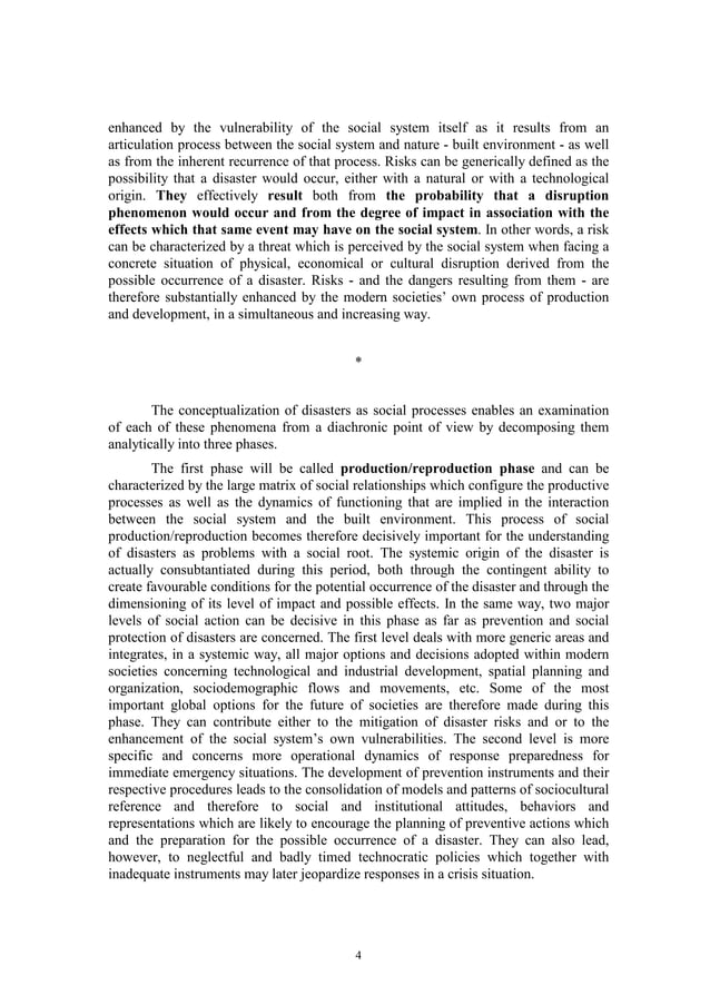Sociology of disasters | PDF