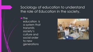 Sociology of education | PDF
