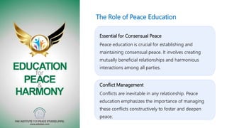 Sociology of Education_ Imposed Versus Consensual Peace.pptx