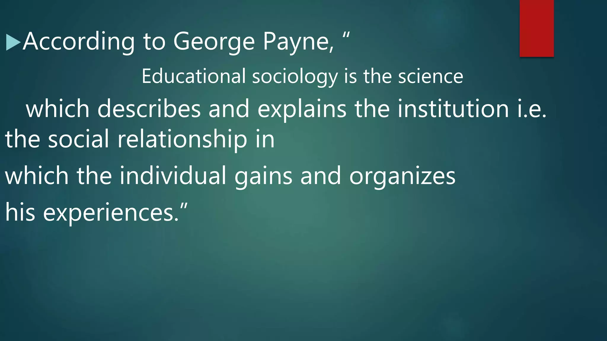 Sociology of education ppt. | PPTX