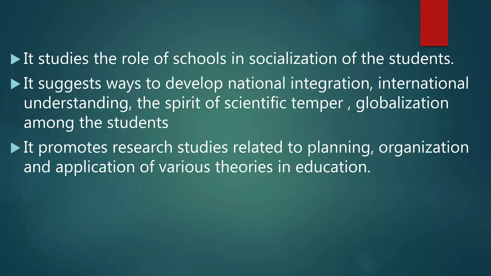 Sociology of education ppt. | PPTX