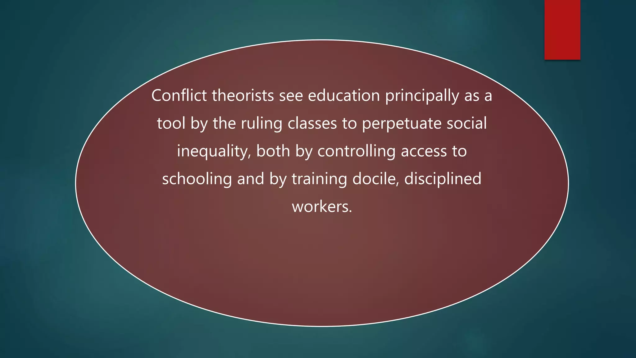 Sociology of education ppt. | PPTX