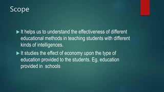 Sociology of education ppt. | PPTX