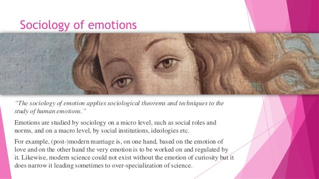 Sociology of emotions - Alchetron, The Free Social Encyclopedia