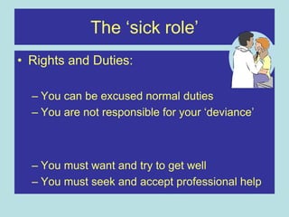 Sociology of health and illness wk 14 introduction | PPT