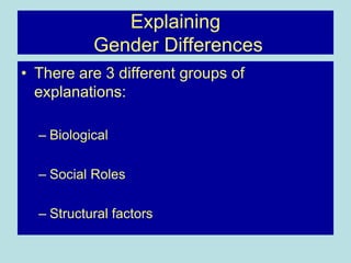 Sociology of health and illness wk 18 gender shi (1) | PPT