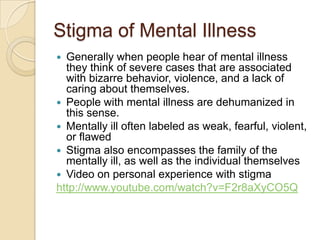 Sociology Of Mental Illness Presentation | PPTX | Mental Health ...