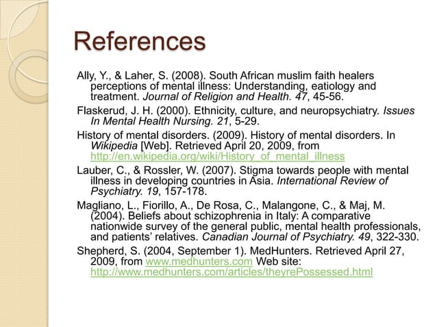 Sociology Of Mental Illness Presentation | PPTX | Mental Health ...