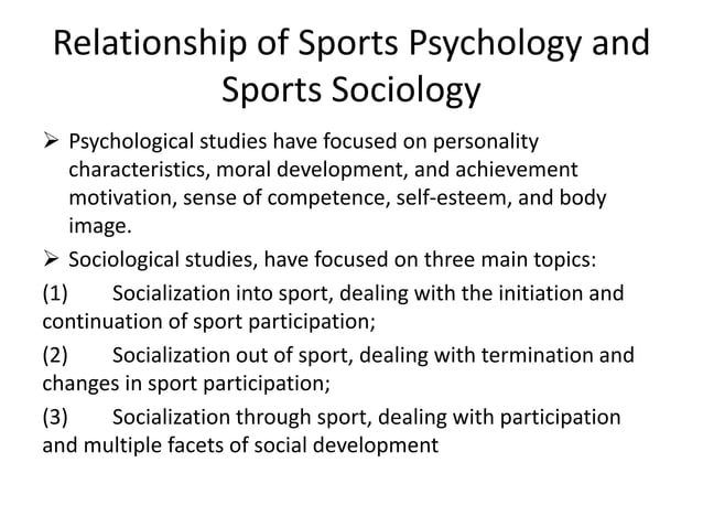 Sociology of sports | PPTX
