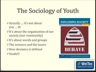 Sociology of youth 1 | PPTX