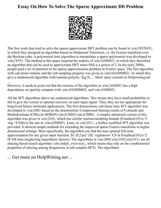 Sociology Paper Example. Sociology Research Pape | PDF