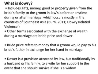 Dowry system in Bangladesh | PPTX | Wedding | Personal Celebrations & Life Events