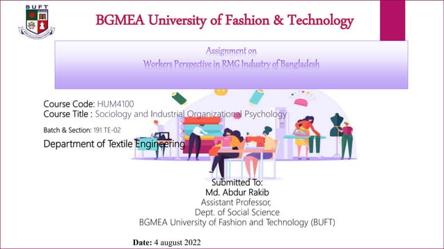 Workers perspective in RMG Industry in BD.pptx