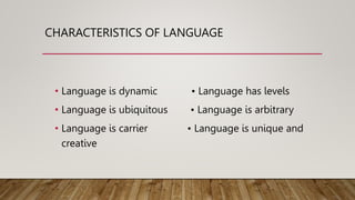 Race, Religion and Language | PPTX