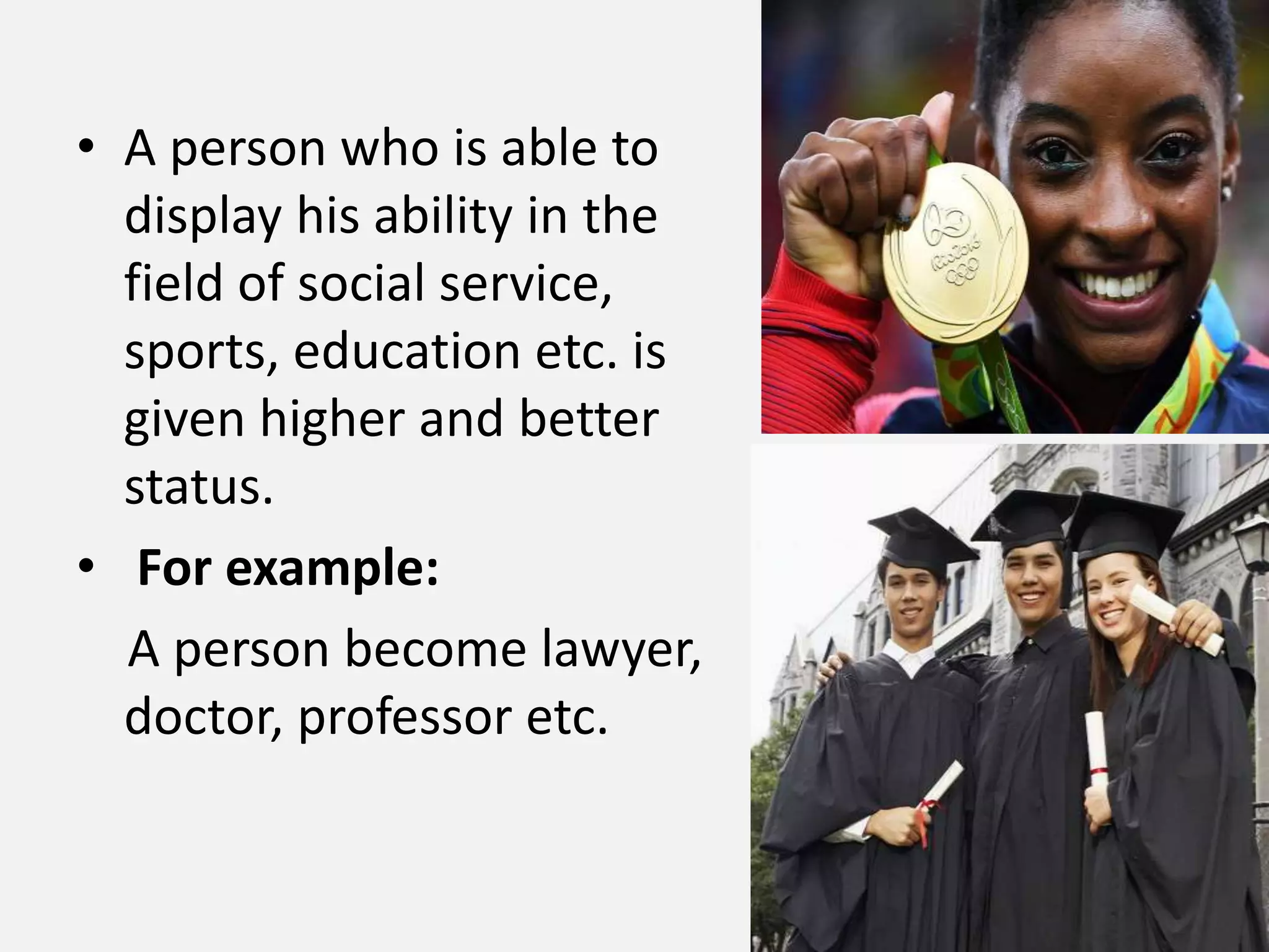 Sociology Powerpoint Presentation on Status and role | PPTX