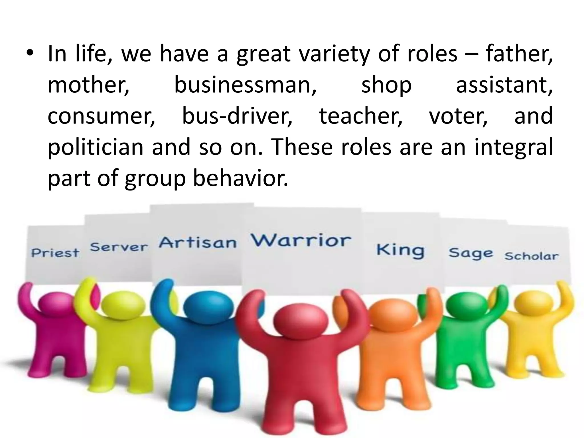 Sociology Powerpoint Presentation on Status and role | PPTX