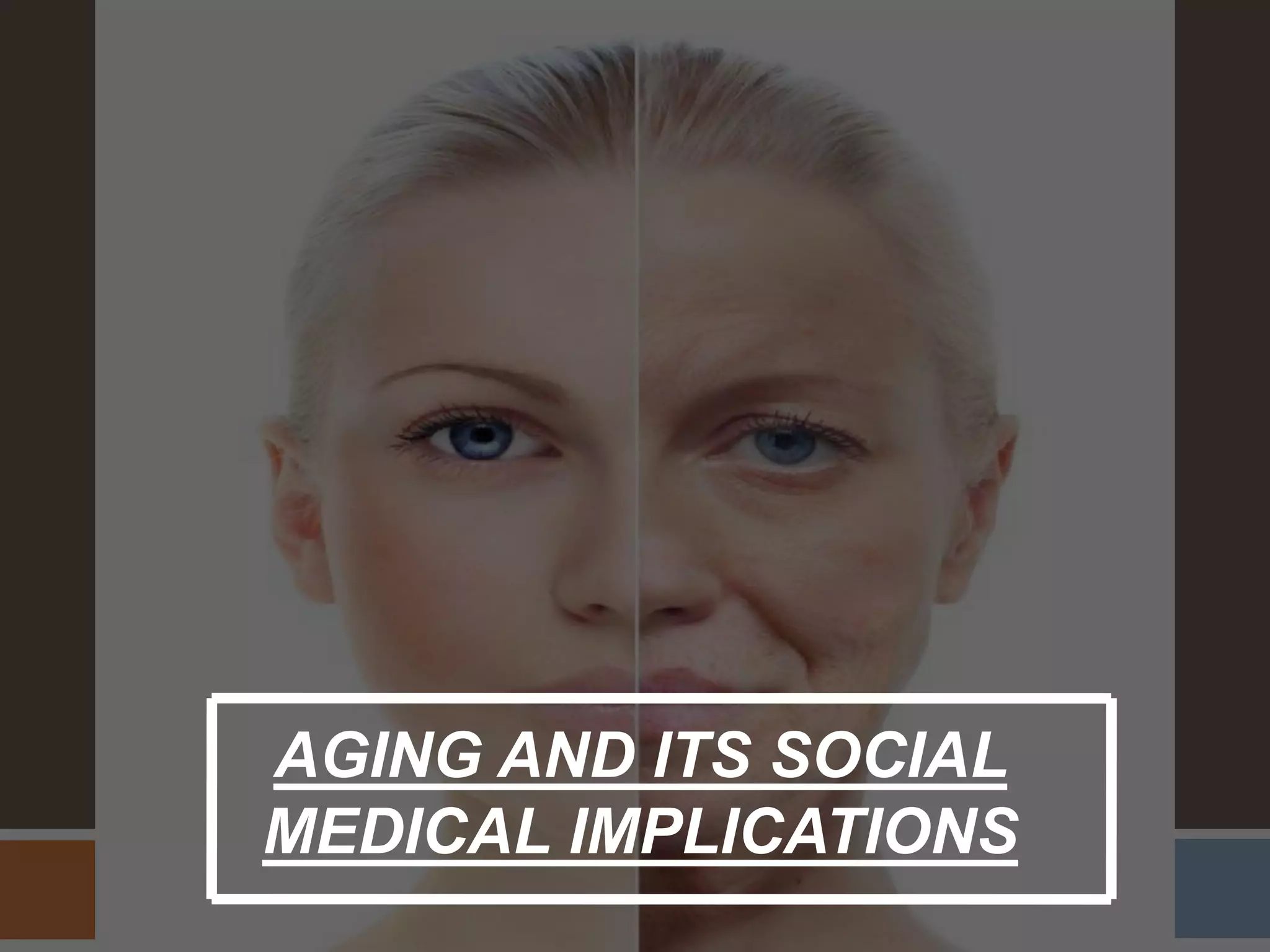 aging and its social medical implications | PPTX