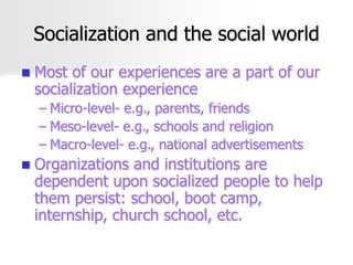 Sociology_Socialization for all grades.ppt