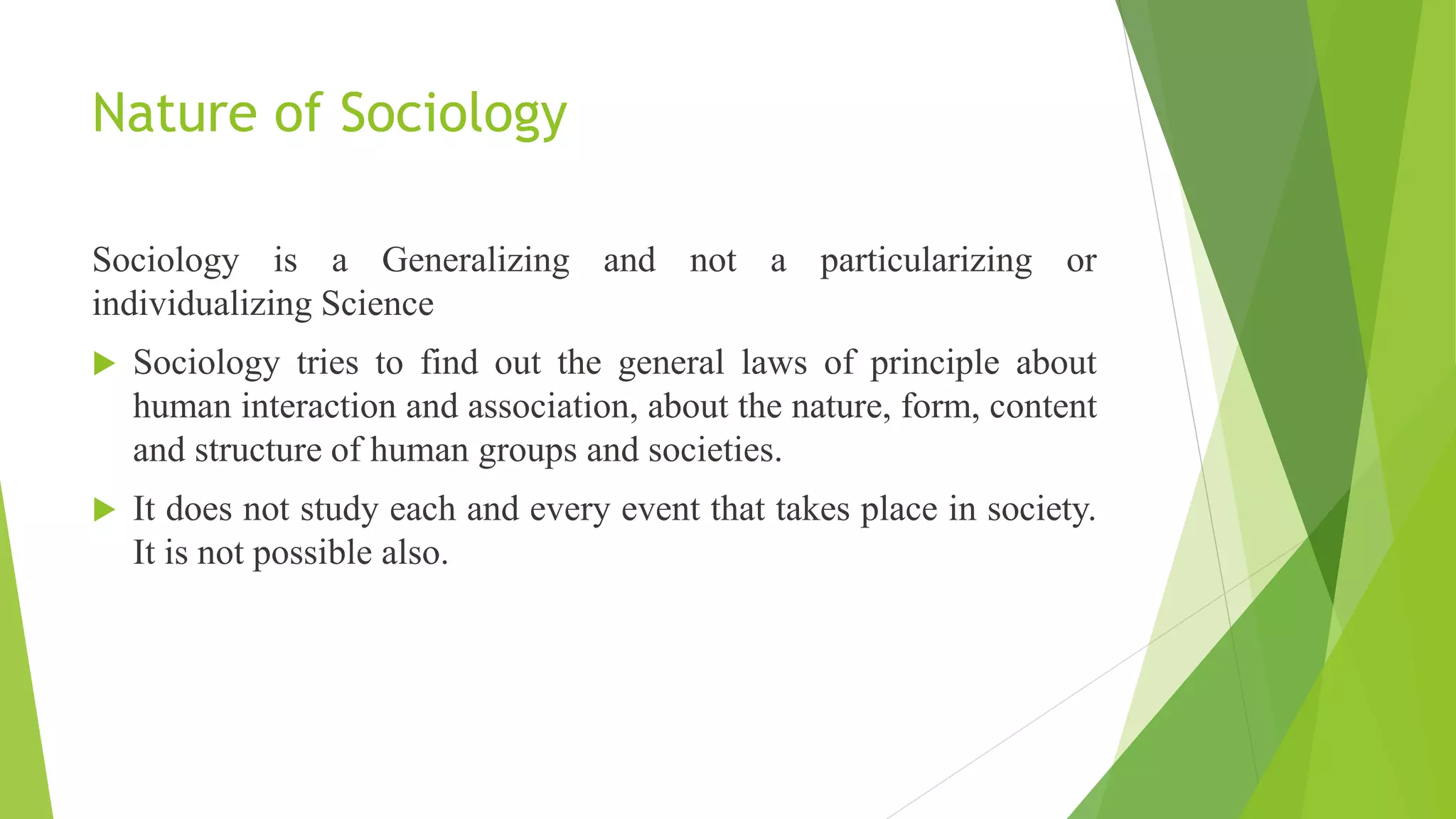 Introduction of Sociology | PDF