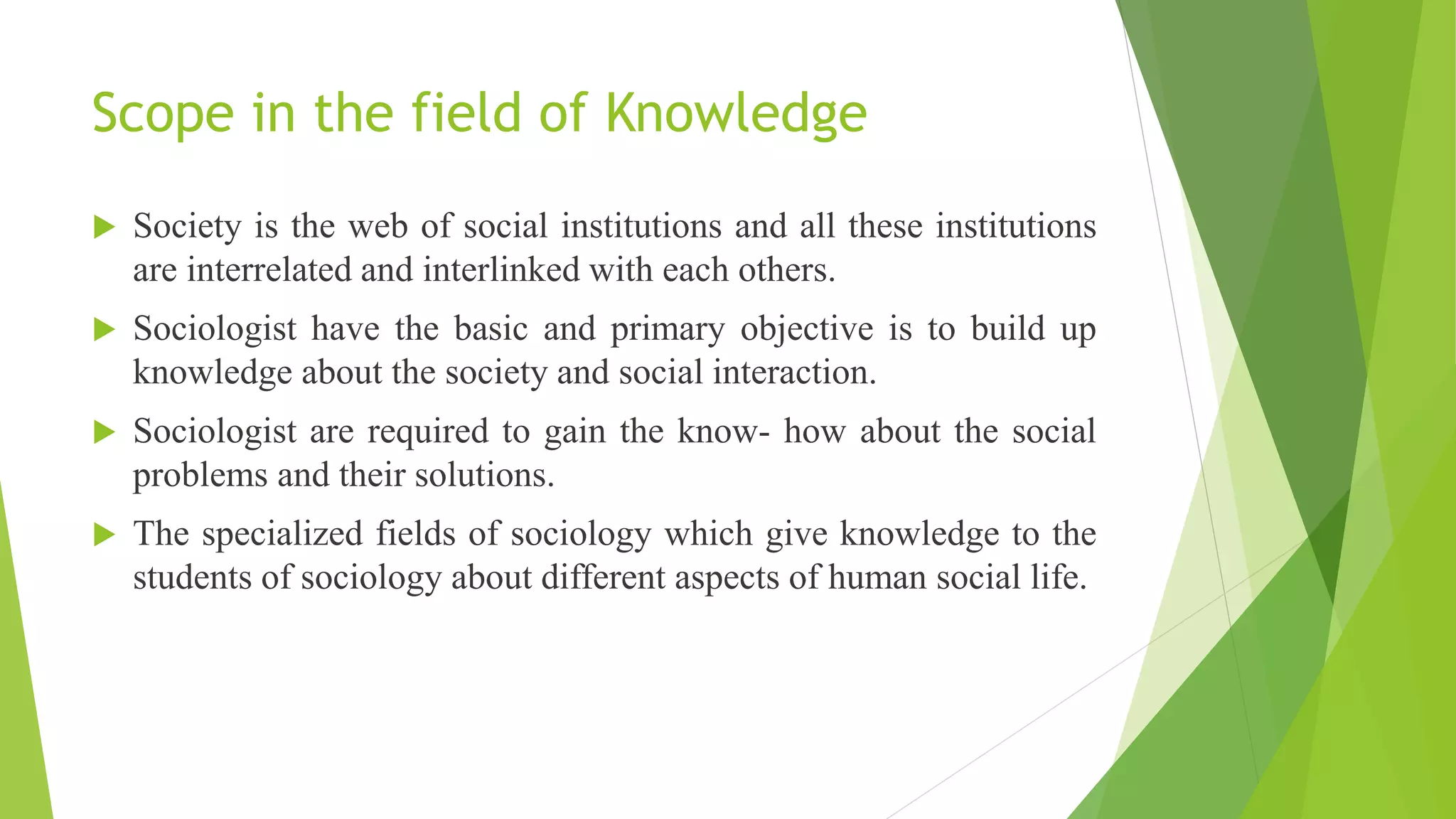 Introduction of Sociology | PDF