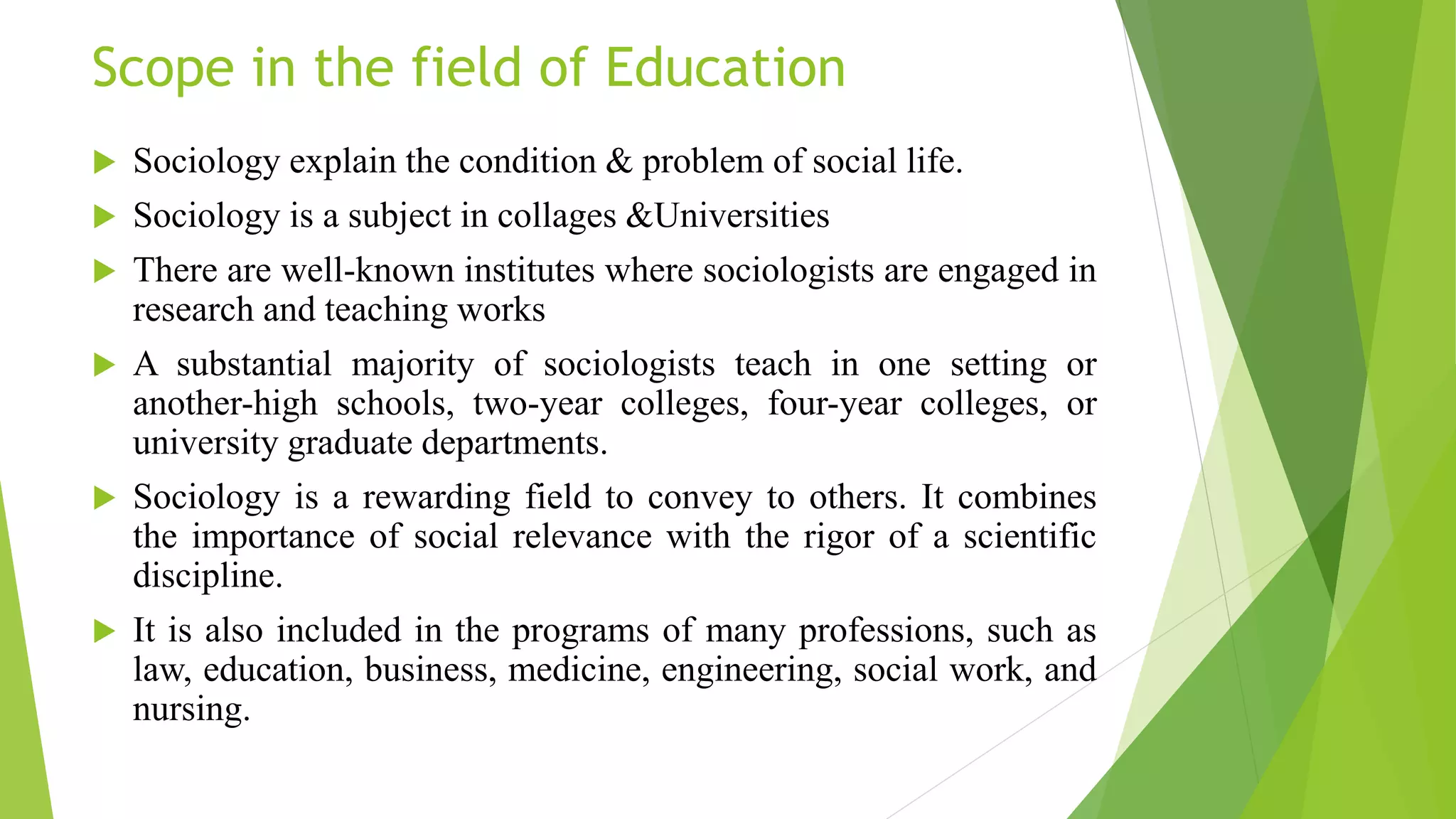 Introduction of Sociology | PDF