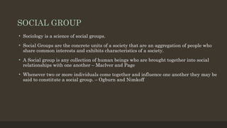 SOCIOLOGY FOR NURSING UNIT 2 - SOCIALIZATION | PPTX