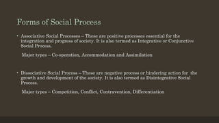 SOCIOLOGY FOR NURSING UNIT 2 - SOCIAL PROCESSS | PPTX