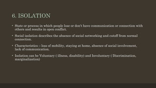 SOCIOLOGY FOR NURSING UNIT 2 SOCIAL PROCESS | PPT