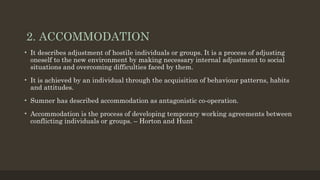 SOCIOLOGY FOR NURSING UNIT 2 SOCIAL PROCESS | PPTX