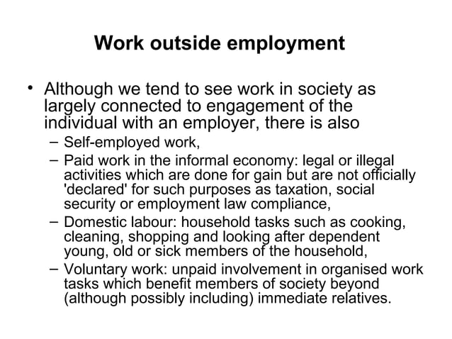 Sociology work and industry 5th edition slides | PPT