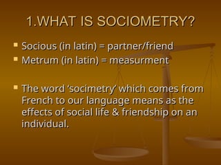 sociometery nursing education for msc and bsc | PPT | Free Download