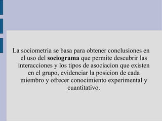 Sociometria | PPT