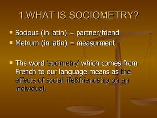 Sociometry | PPT