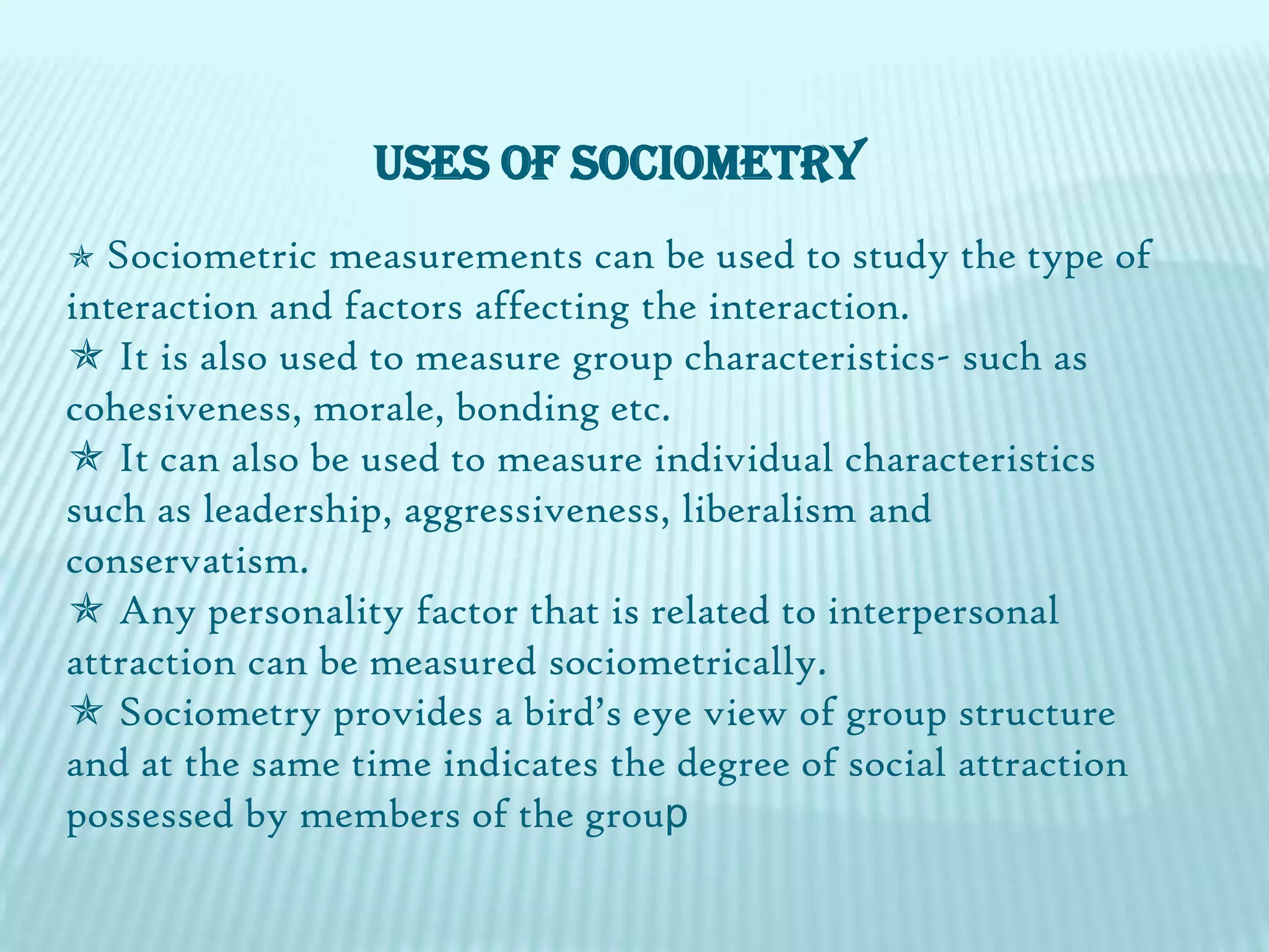 Sociometry | PPTX