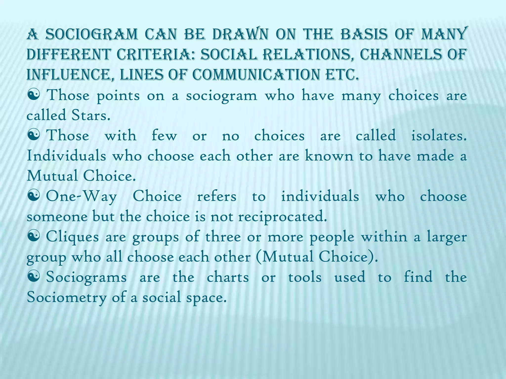 Sociometry | PPTX