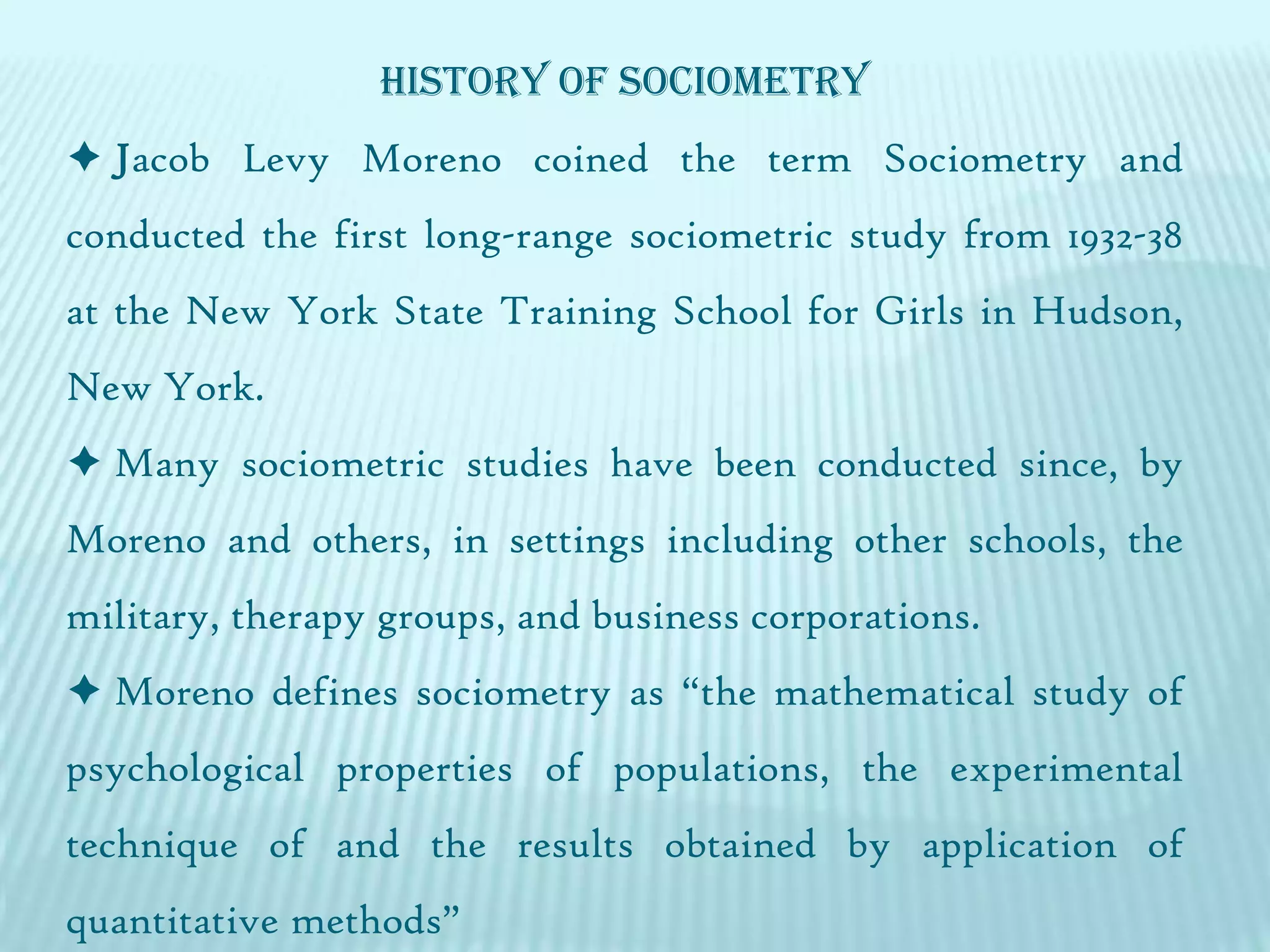 Sociometry | PPTX