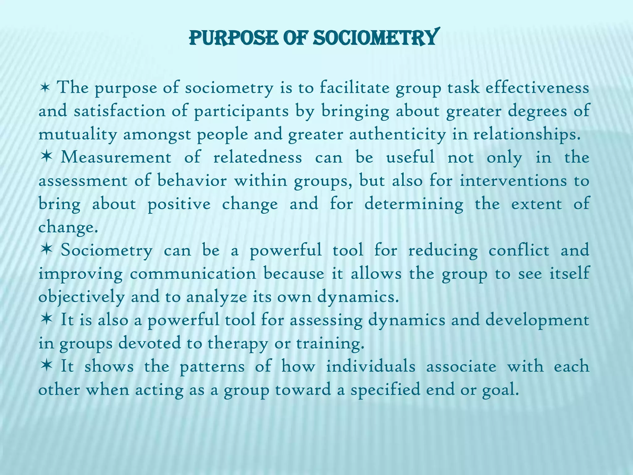 Sociometry | PPTX