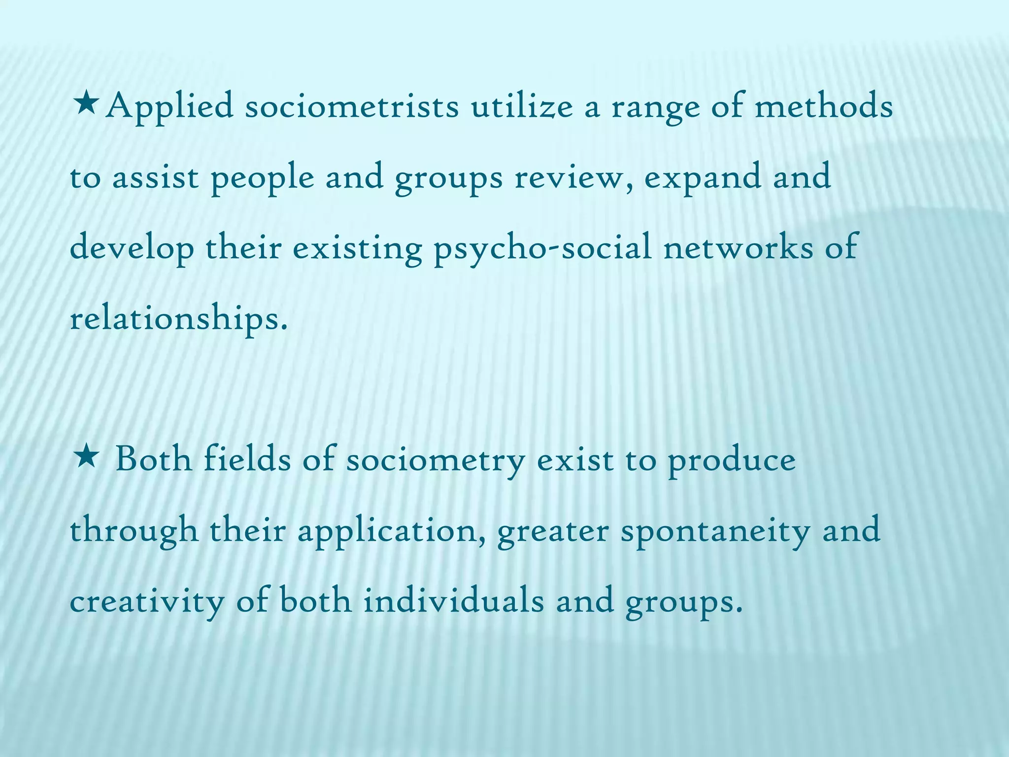 Sociometry | PPTX