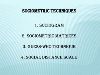 Sociometry | PPTX