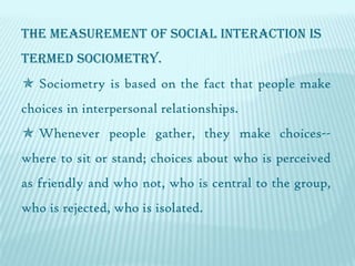 Sociometry | PPTX