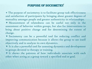 Sociometry | PPTX