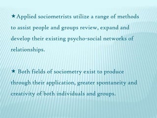 Sociometry | PPTX