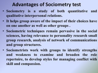 Sociometry and its application in social sciences research | PPTX