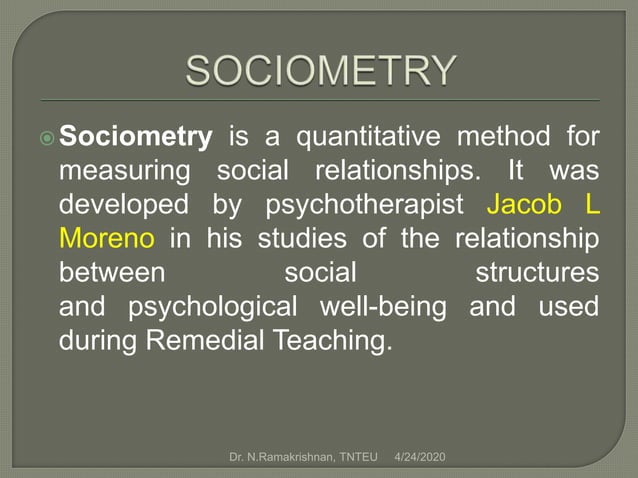 Sociometry | PPTX