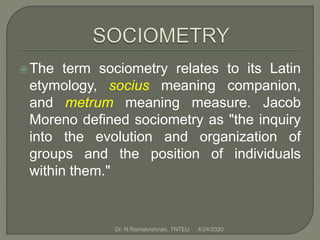 Sociometry | PPTX