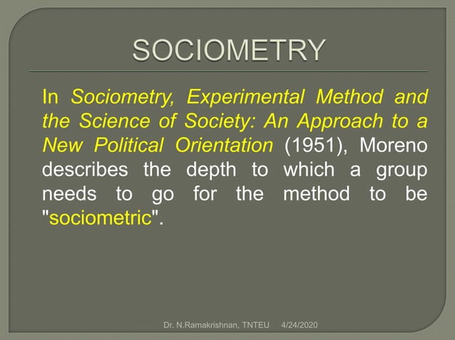 Sociometry | PPTX