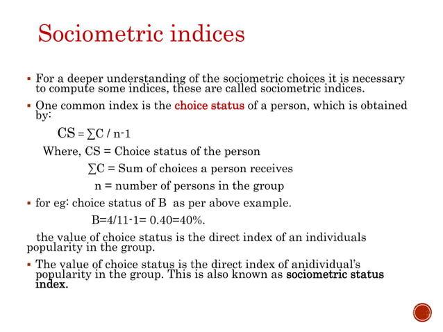SOCIOMETRY final.pptx | Science