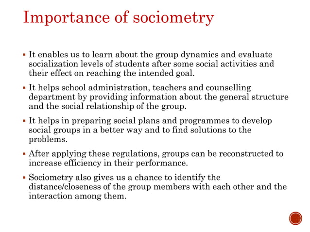 SOCIOMETRY final.pptx | Science